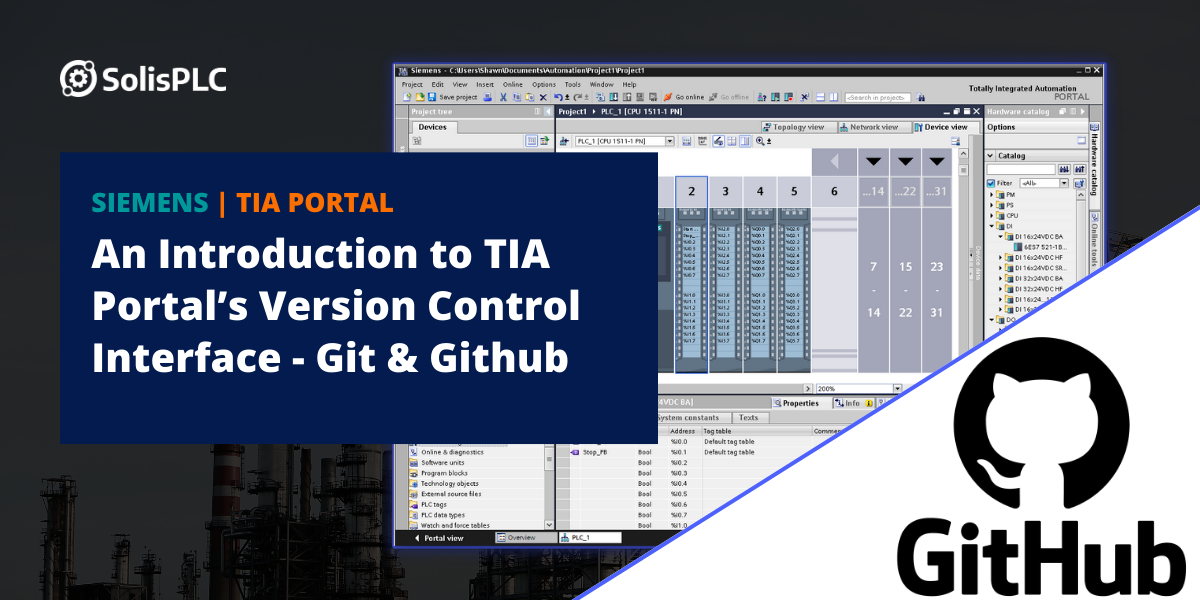 An Introduction to TIA Portal’s Version Control Interface Using Git and Github